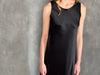 Síoda Silk Slip Opera Dress in Black | Made in Ireland – Madigan Cashmere